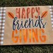 Happy Friendsgiving Thanksgiving Party Decor Vinyl Banner Poster NOT ...