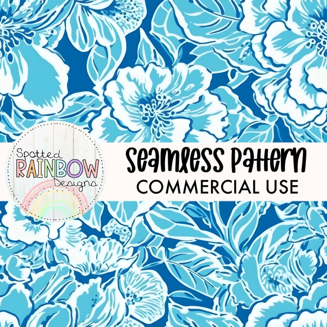 COMMERCIAL USE Preppy Colorful Seamless Pattern Digital Paper ...