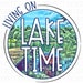 Living on Lake Time Lake Life Clipart PNG Digital Download | Etsy