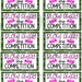 INSTANT DOWNLOAD Printable Cross Country Track Team Treat Goody Candy ...