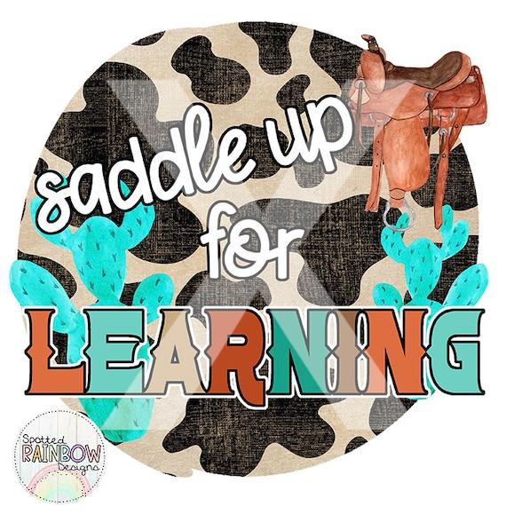 Saddle up for Learning Western Cow Print Aztec Theme Classroom - Etsy