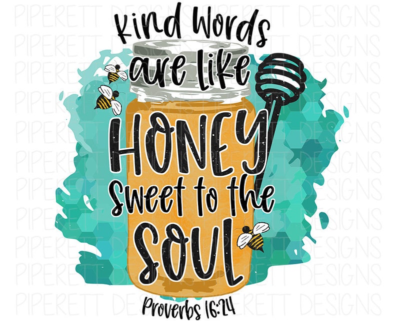 Kind Words Are Like Honey Sweet to the Soul Bee Honeycomb - Etsy