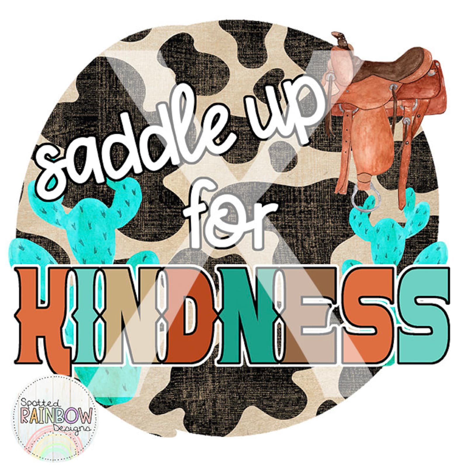 Saddle up for Kindness Western Cow Print Aztec Theme Classroom - Etsy