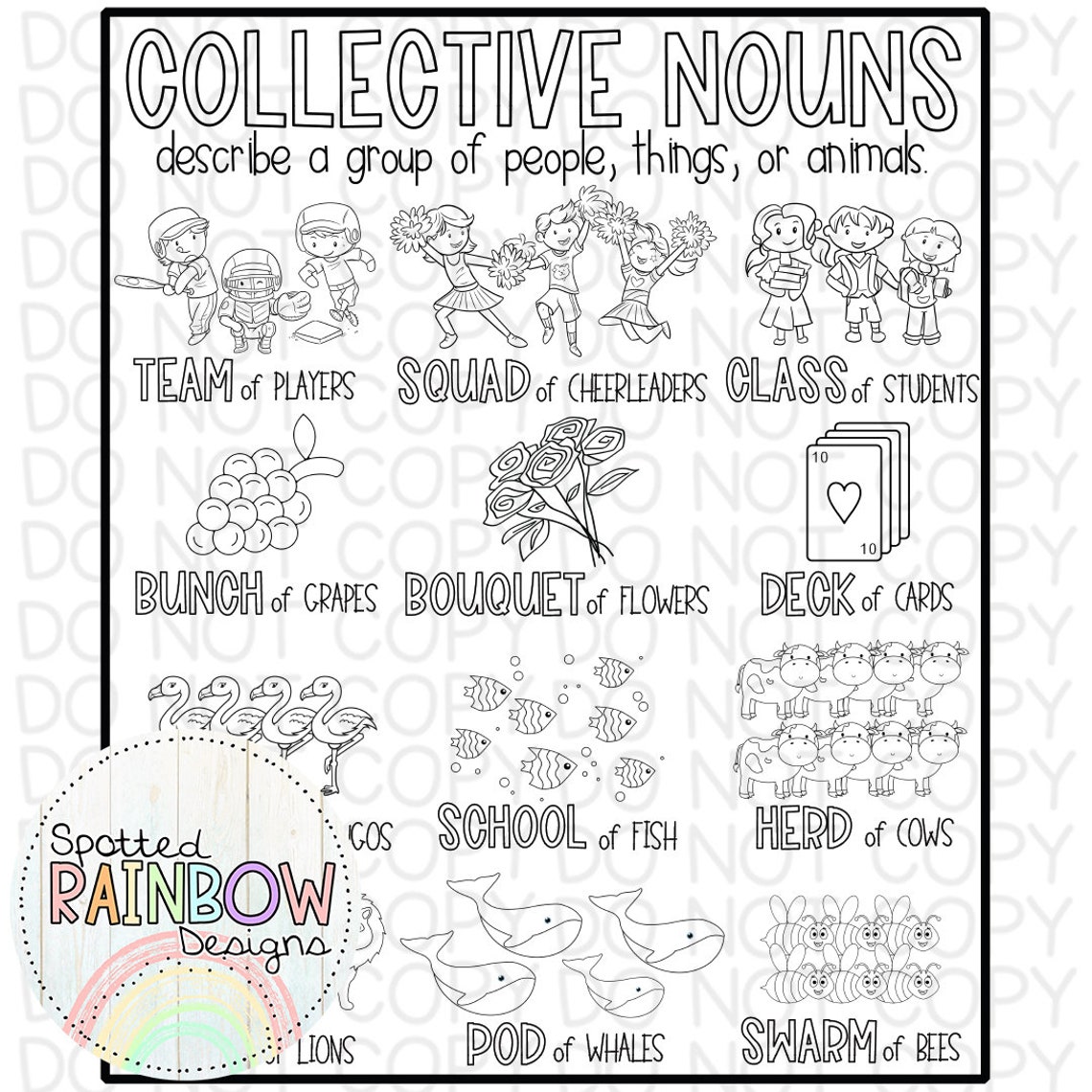 DIY Printable Traceable Anchor Chart Template Jumbo Collective - Etsy