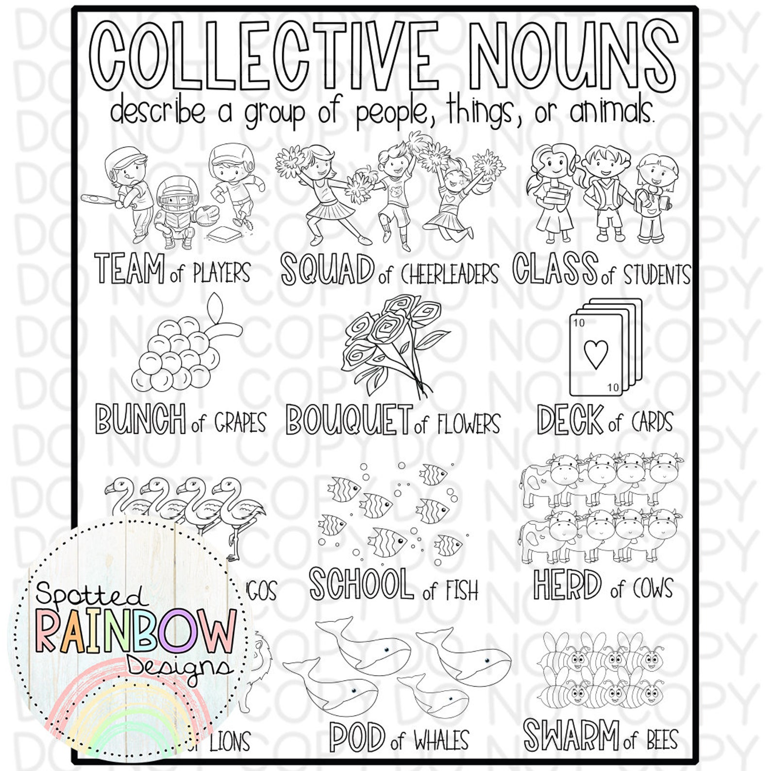 DIY Printable Traceable Anchor Chart Template Jumbo Collective - Etsy