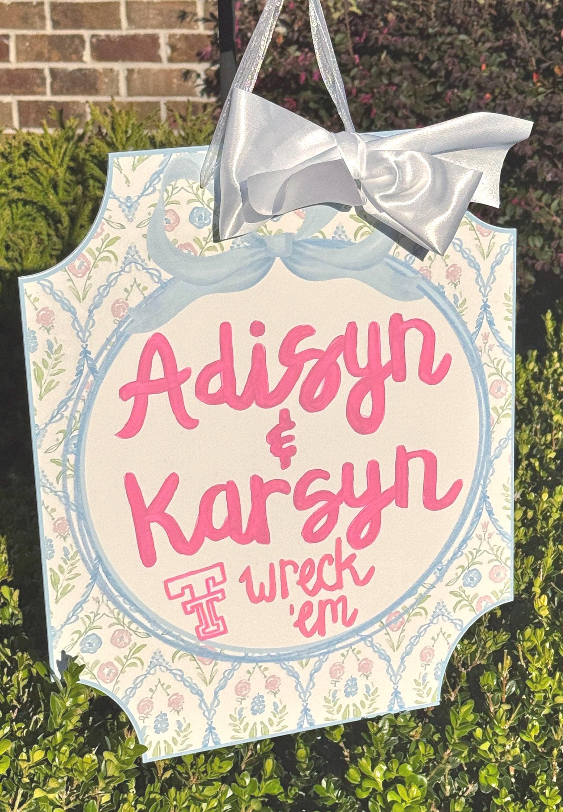 Personalized College Dorm Door Sign | Roommate Name Sign | Custom Dorm ...