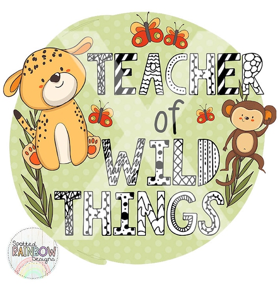 Teacher of Wild Things Jungle Safari Classroom Theme Shirt - Etsy