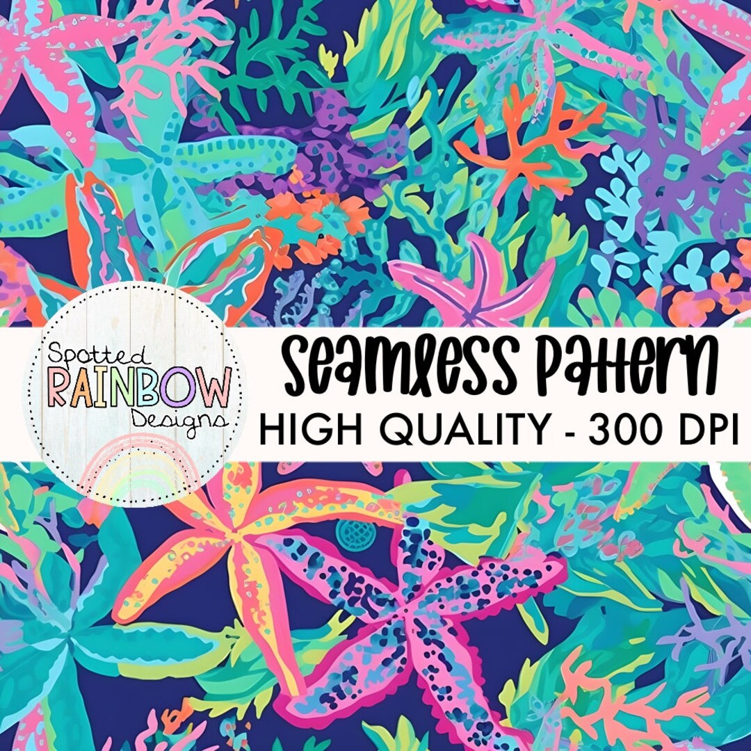 COMMERCIAL USE Preppy Colorful Seamless Pattern Digital Paper ...