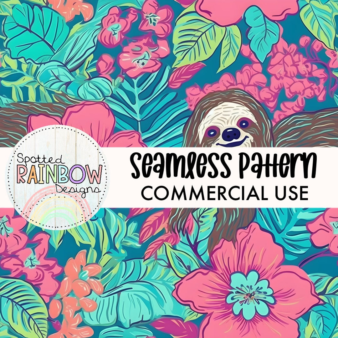COMMERCIAL USE Preppy Colorful Seamless Pattern Digital Paper ...