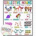 DIY Printable Traceable Anchor Chart Template Jumbo Collective Nouns ...