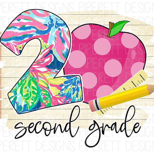 2nd Grade Clipart - Etsy
