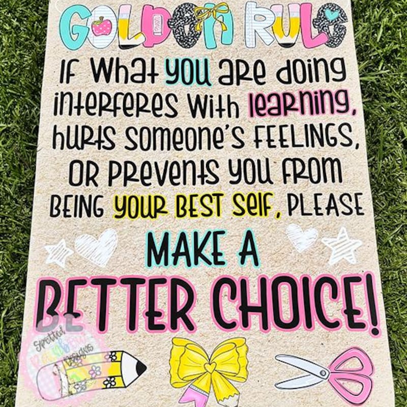 Classroom Rules - Etsy