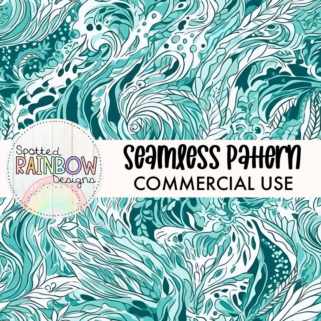 COMMERCIAL USE Preppy Colorful Seamless Pattern Digital Paper ...