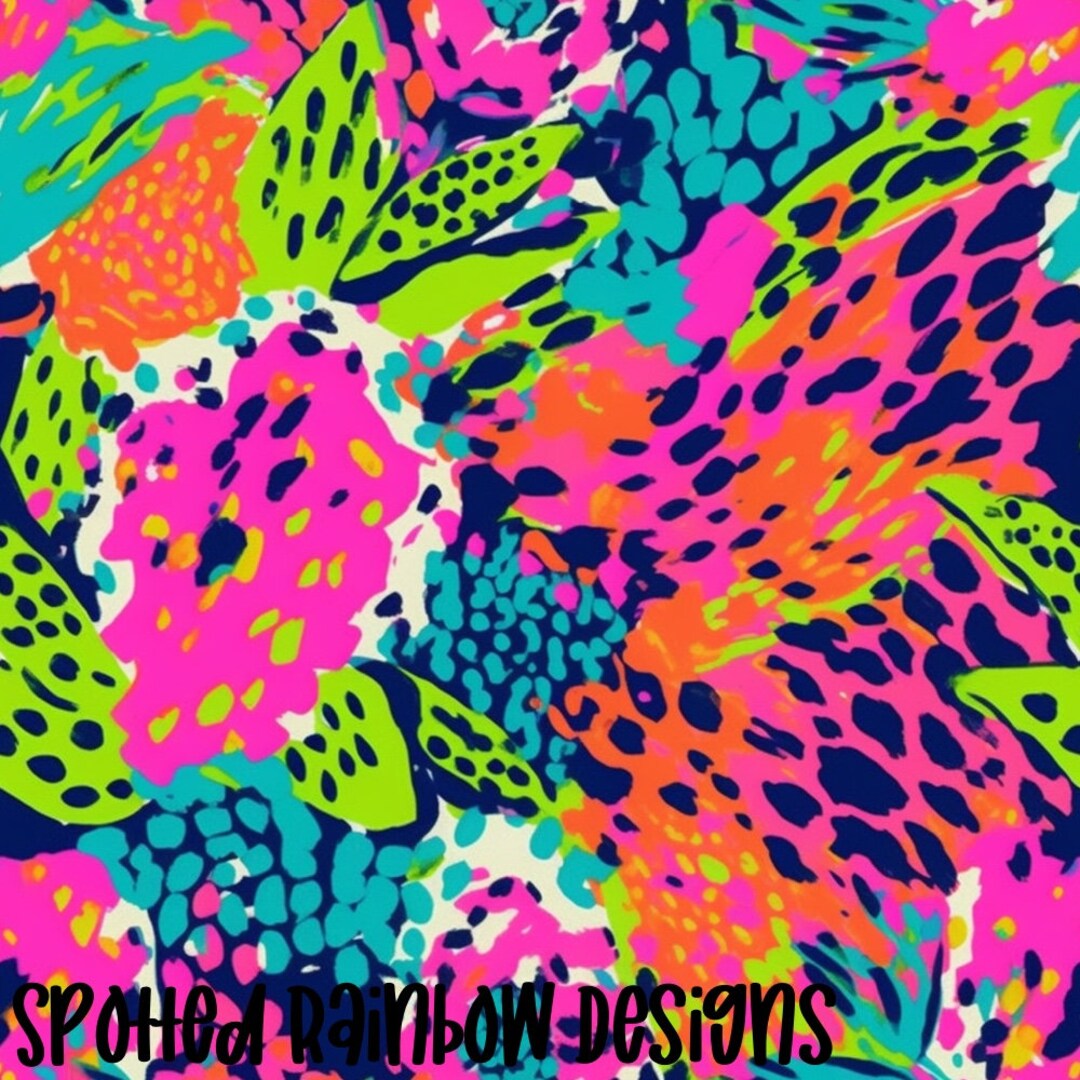 COMMERCIAL USE Preppy Colorful Seamless Pattern Digital Paper ...