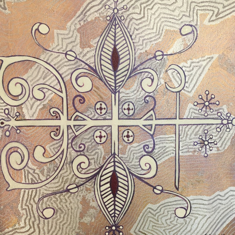 Haitian Veve Art - Etsy