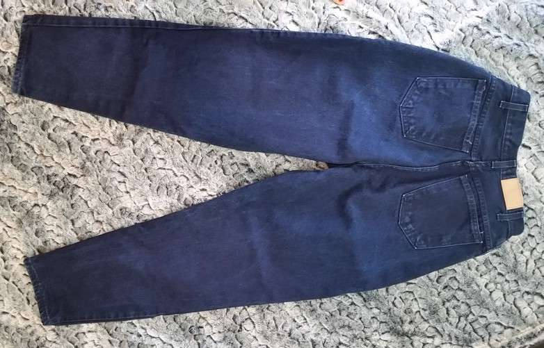 Vintage Mom High Waist Jeans HUNT CLUB Size 10 Dark Wash Straight Leg ...