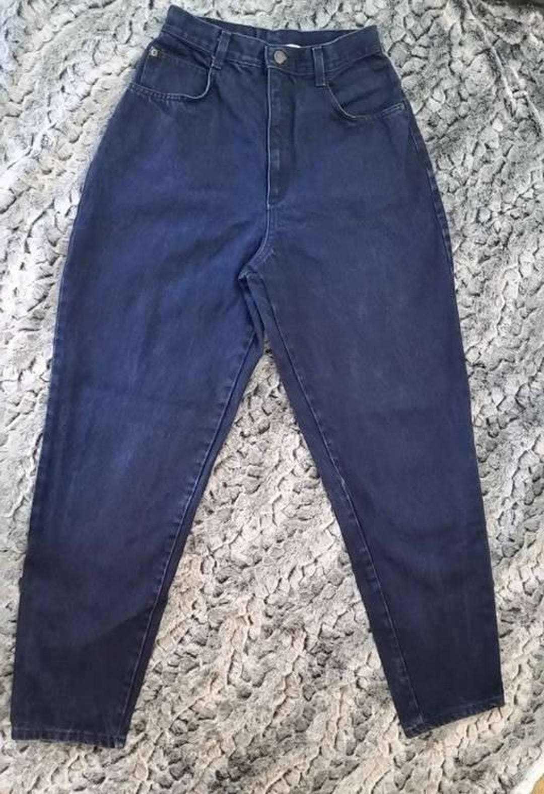 Vintage Mom High Waist Jeans HUNT CLUB Size 10 Dark Wash Straight Leg ...