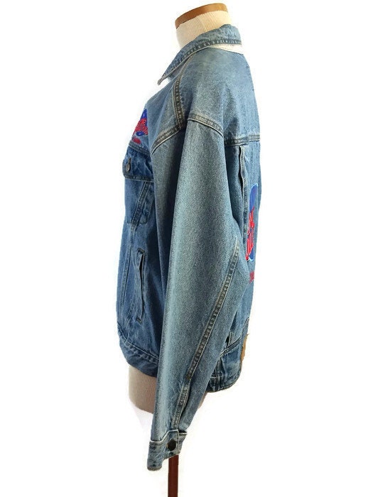Vintage Planet Hollywood Atlanta Denim Jacket Hip Hop Trucker Club ...