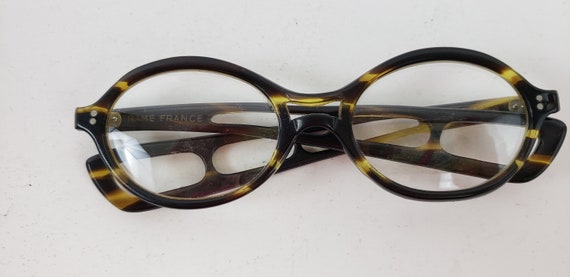 Vintage Stenzel Oval Tortoise Shell Unisex Eye Glass Frames - Etsy