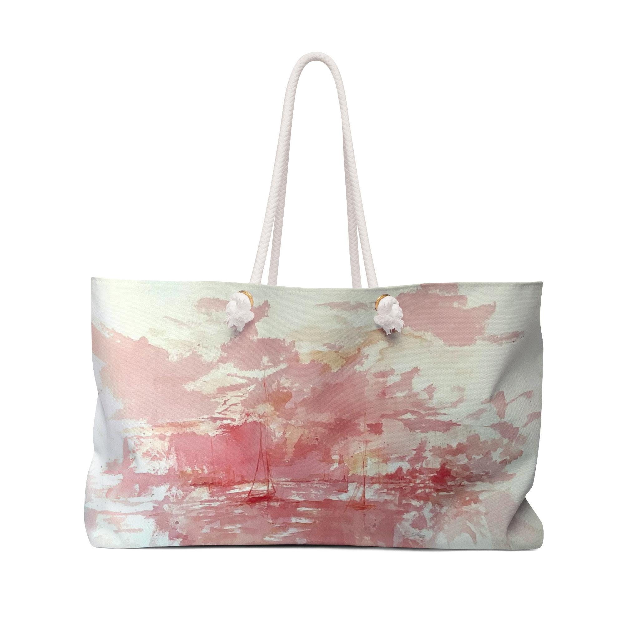 Pink Sunset Beach Bag and Weekender Bag - Etsy