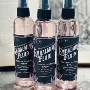 Embalming Fluid Makeup Setting Spray - Vegan Cruelty Free - Etsy