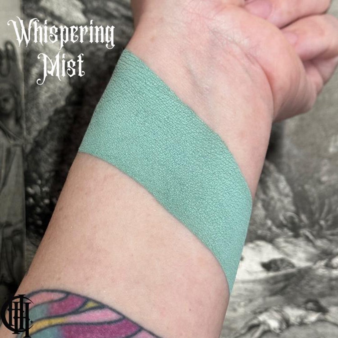 Whispering Mist - Pale Sea Foam Green Matte Eyeshadow - Etsy