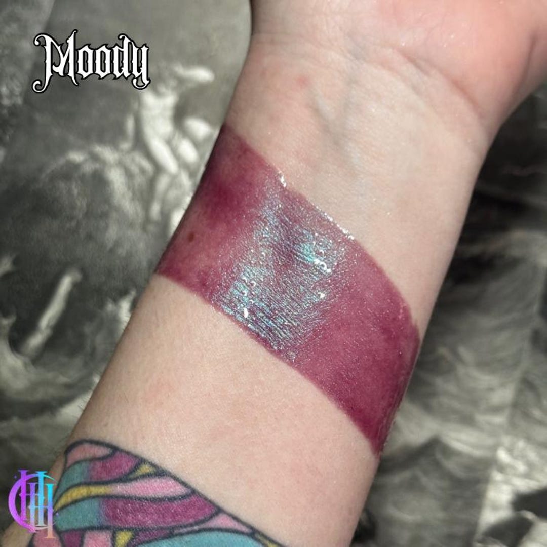 Moody - Sheer Berry Shimmer Lip Gloss - Etsy