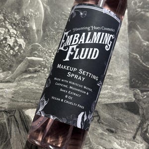 Embalming Fluid Makeup Setting Spray - Vegan Cruelty Free - Etsy