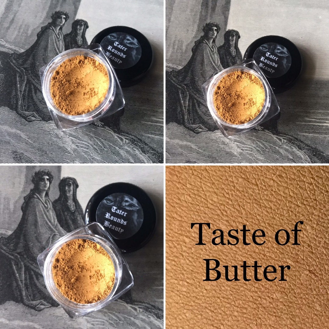 Taste of Butter - Rich Golden Yellow Eyeshadow - Vegan Makeup Goth ...