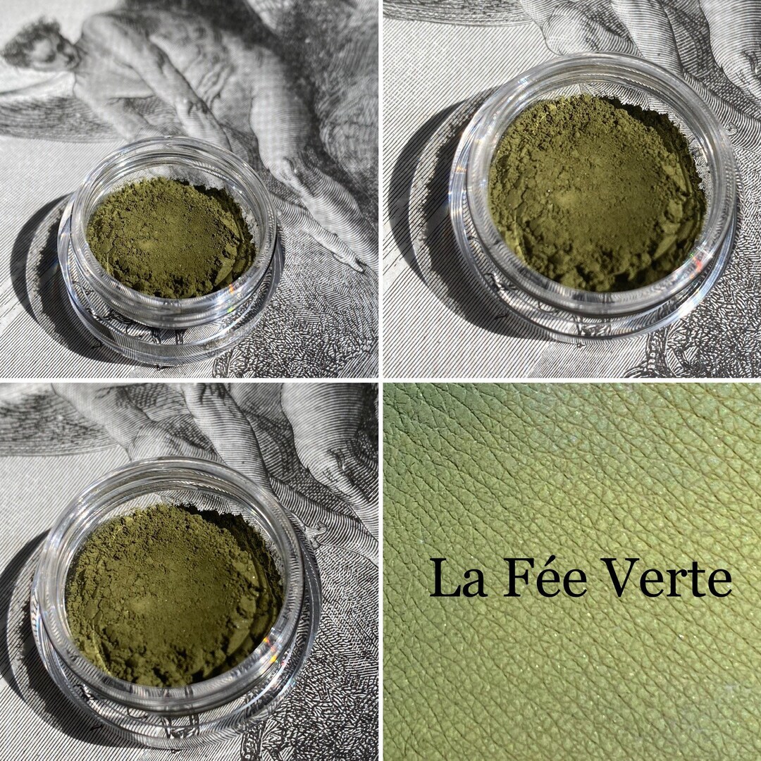 La Fee Verte - Matte Olive Green Eyeshadow - Vegan Makeup Goth Gothic ...