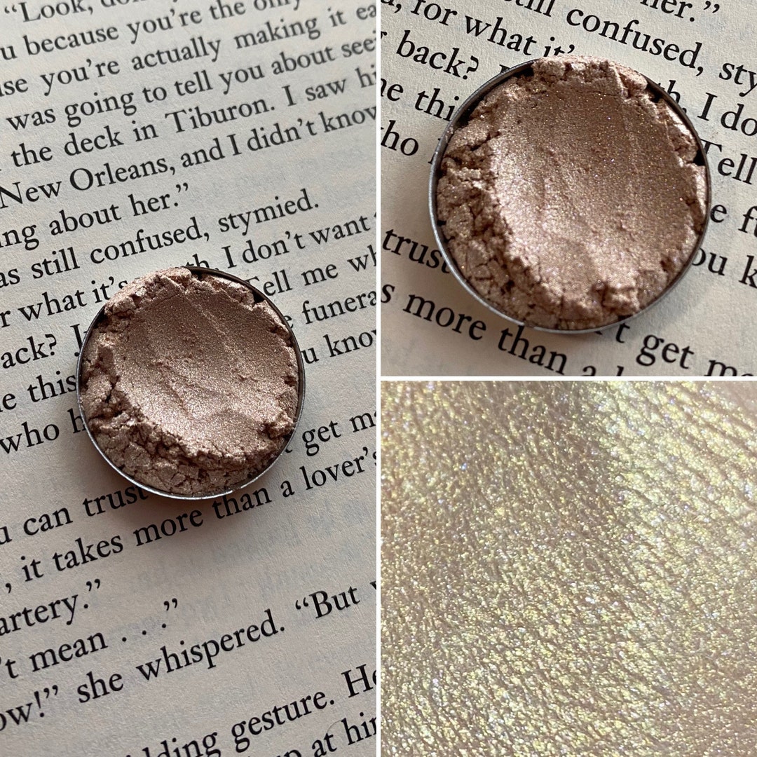 Willow Sombra de ojos de oro marfil Maquillaje vegano Goth - Etsy España