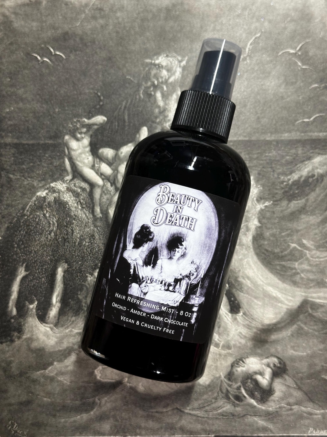 Beauty in Death - Hair Refreshing Mist - Hair Perfume 8 Ounces - Etsy