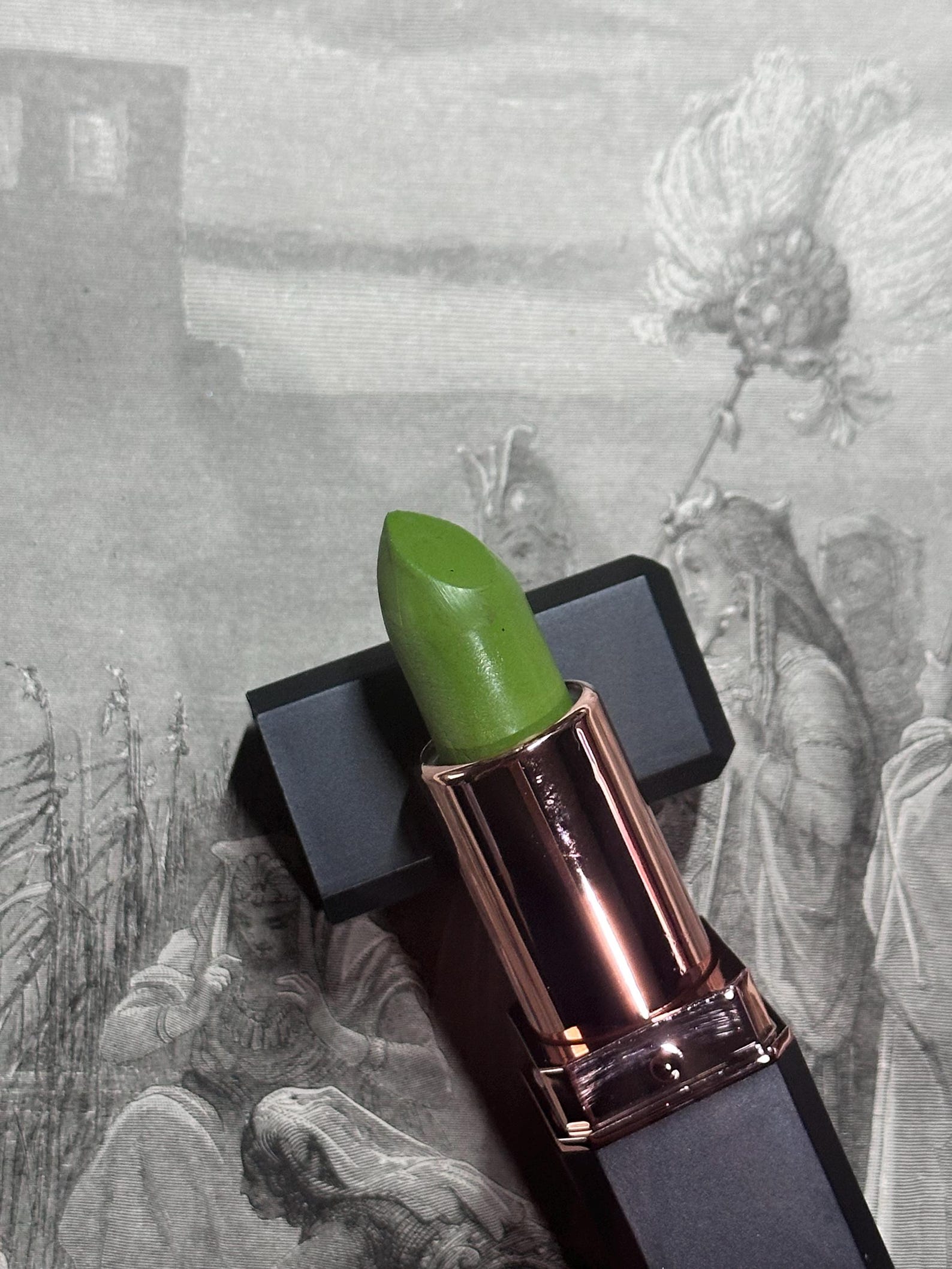 Possession - Lime Green - Gothic Goth Lipstick Opaque Color Lips Bold ...