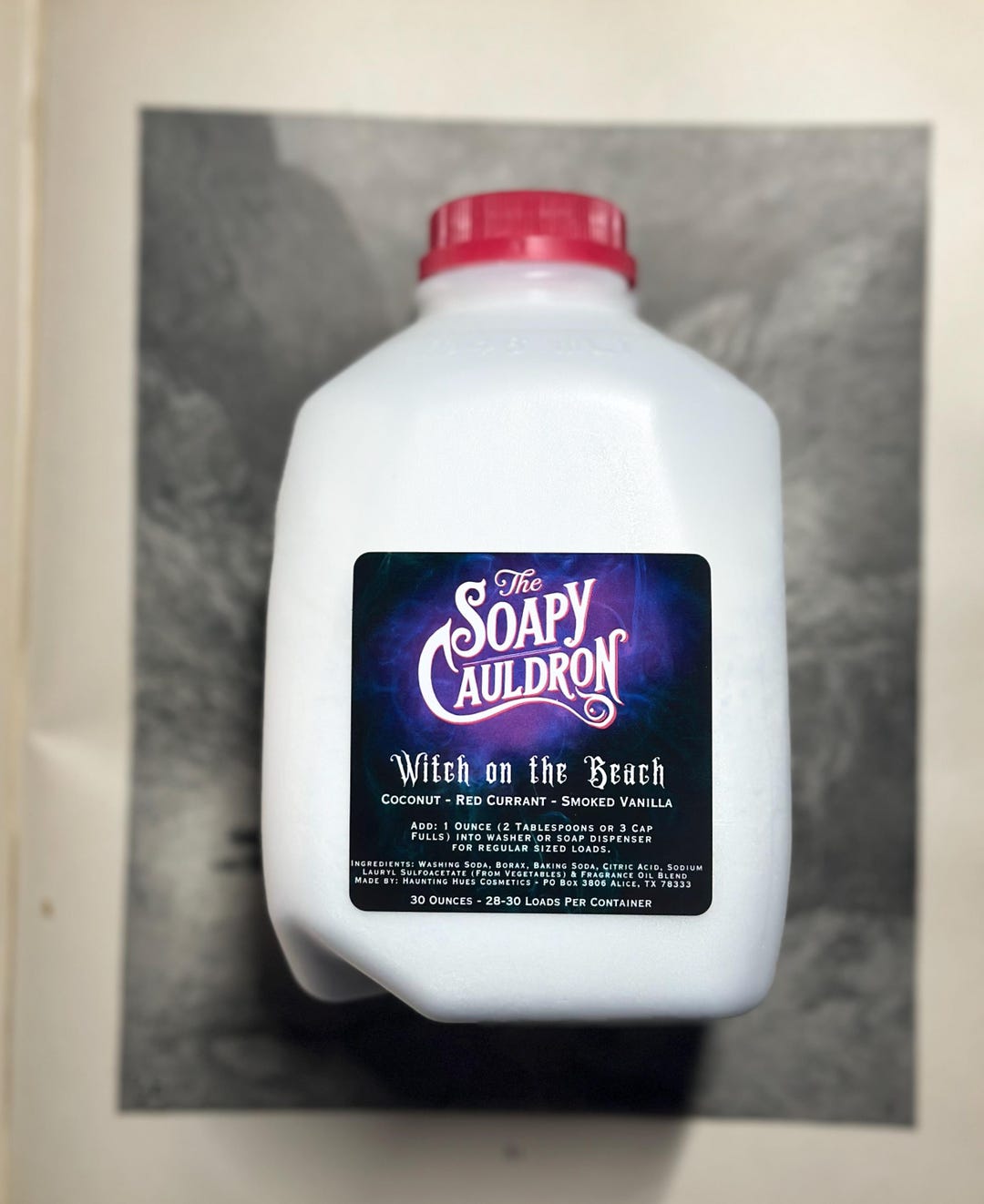 Witch on the Beach - the Soapy Cauldron Laundry Soap 30 Ounces - Etsy