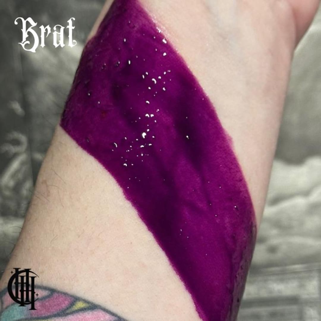 Brat - Ultra Violet Purple Lip Gloss - Etsy