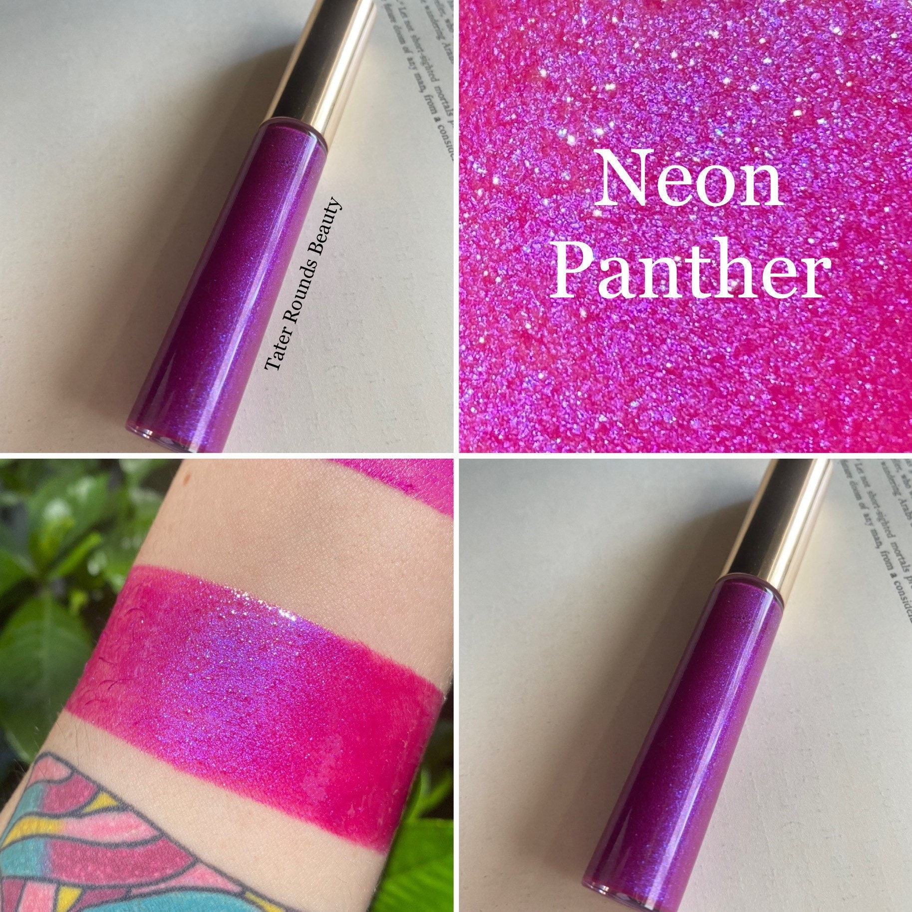 Neon Pink Lip Gloss