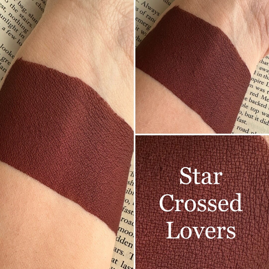 Star Crossed Lovers Dark Brown Red Cream Liquid Matte Lipstick Matte ...