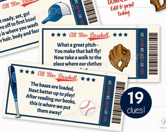 Baseball Mascot Match up Trivia Game Printable Baseball Team - Etsy