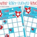 Twins Baby Shower Bingo Cards With Markers / Twin Girls Boys Printable ...