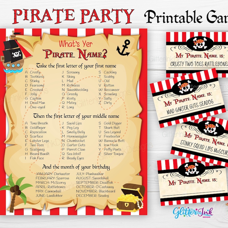 Pirate Names - Etsy