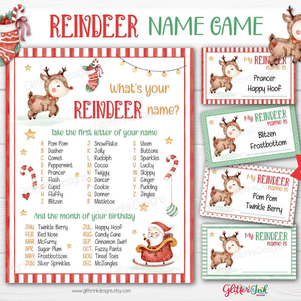 Reindeer Games - Etsy