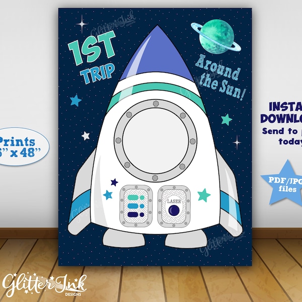 Space Ship Photo Backdrop - Etsy