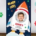 Outer Space Party Photo Booth Frame / Rocket Printable Party Prop ...