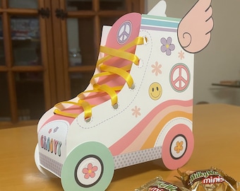 Roller Skate Party Favor Boxes / Two Groovy Party Favors Treat - Etsy