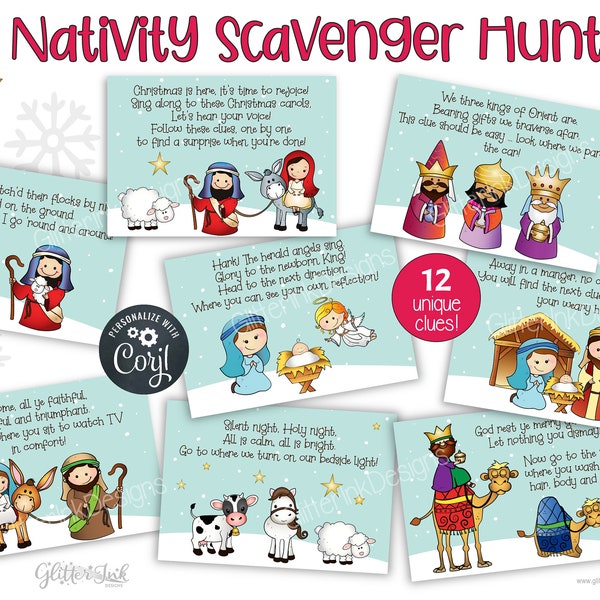 Christmas Scavenger Hunt - Etsy
