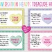 Valentine's Day Conversation Hearts Scavenger Hunt / - Etsy