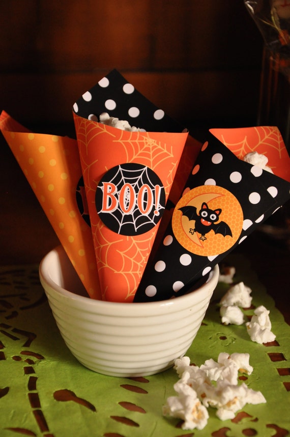 Paper Popcorn Cone Template