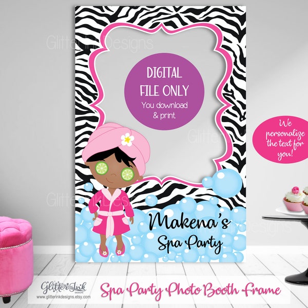 Spa Party Photo Booth - Etsy