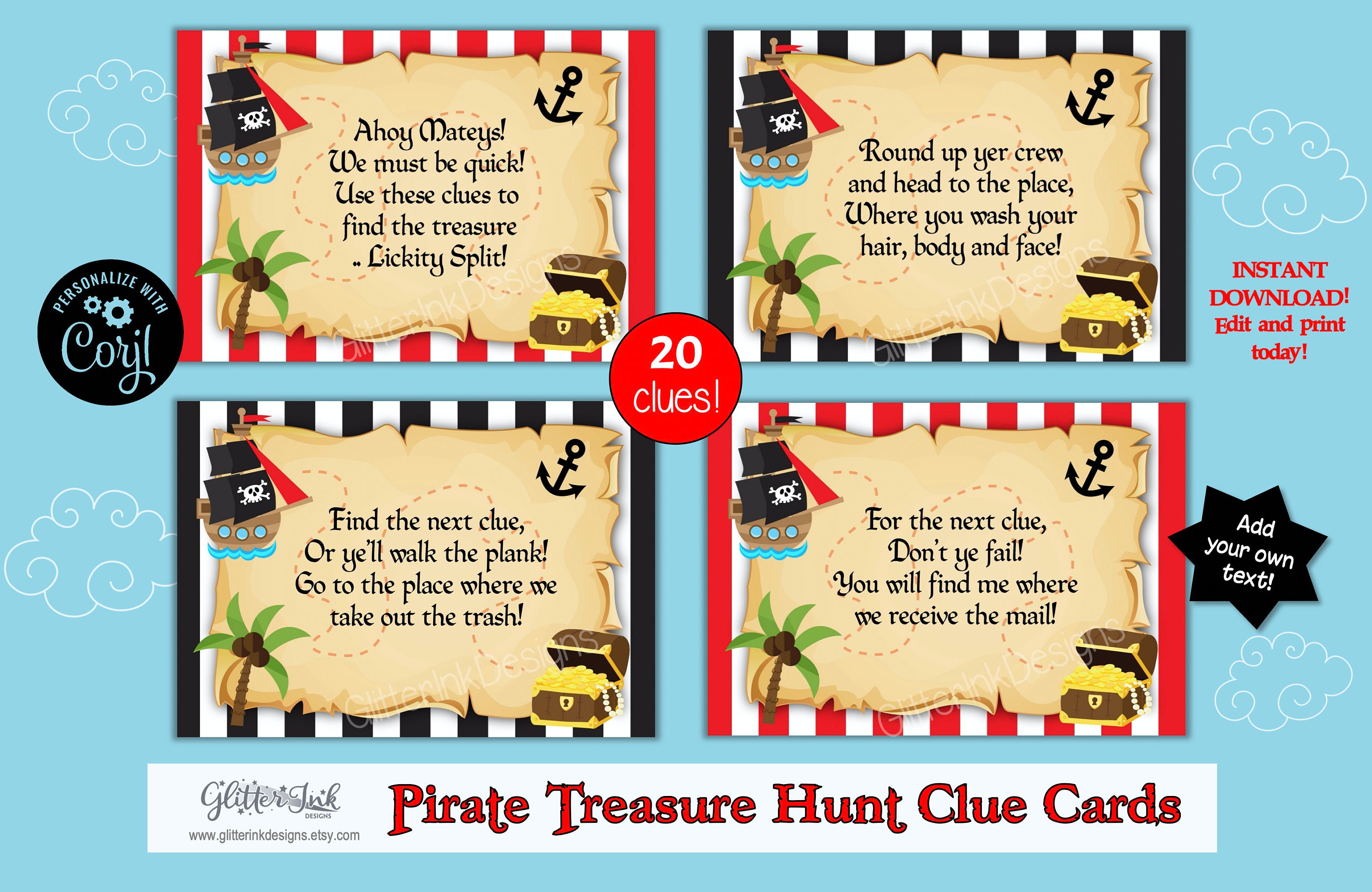 Pirate Treasure Hunt Clues Pirate Party Scavenger Hunt pirate-treasure-hunt-clues-pirate-party-scavenger-hunt