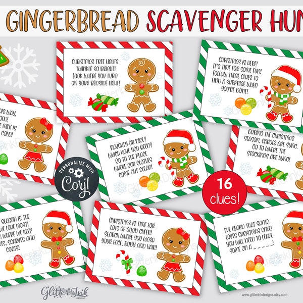 Scavenger Hunt Clues - Etsy